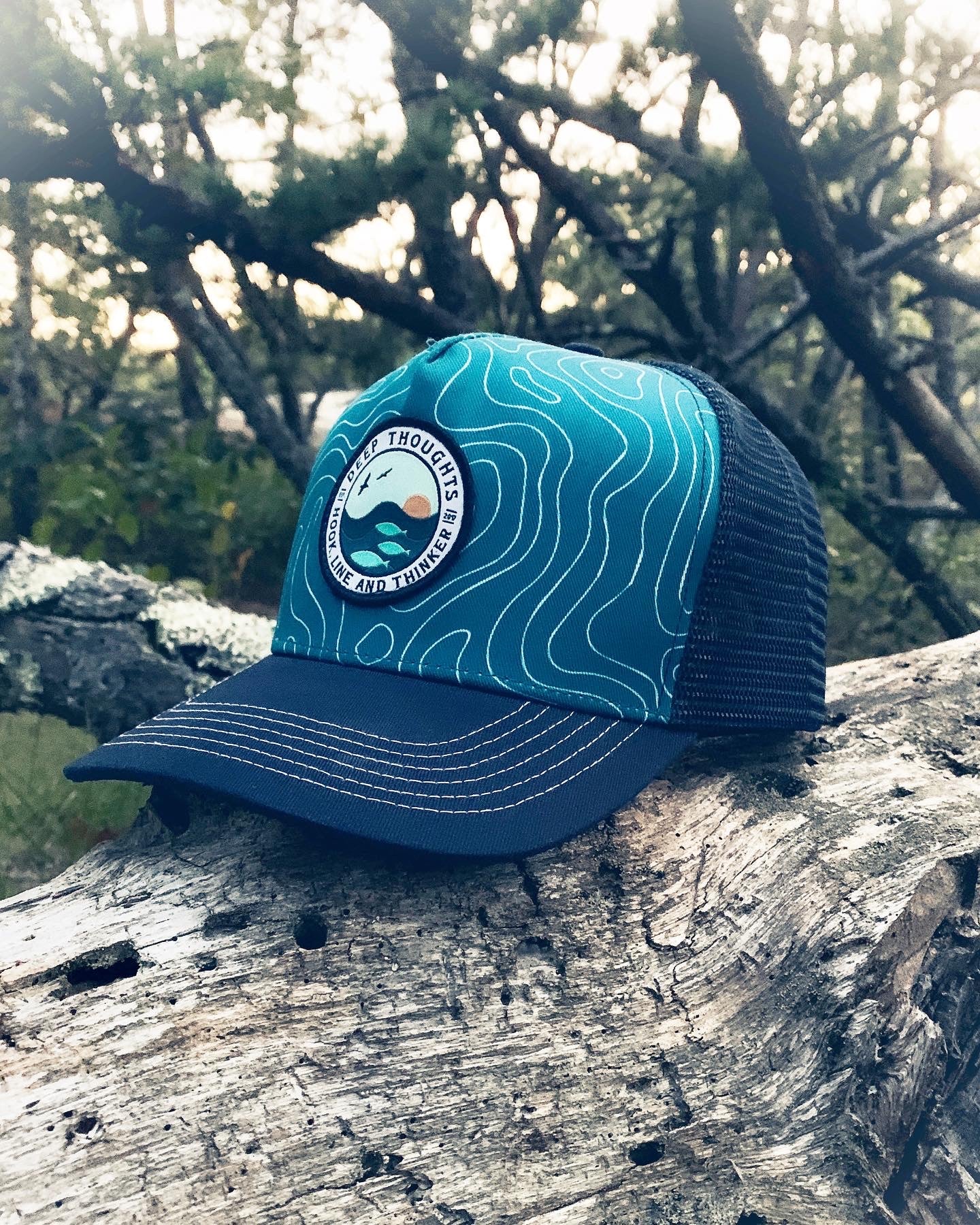 Shop New Vintage-Style Fishing Shirts and Hats | Deep Thoughts Designs